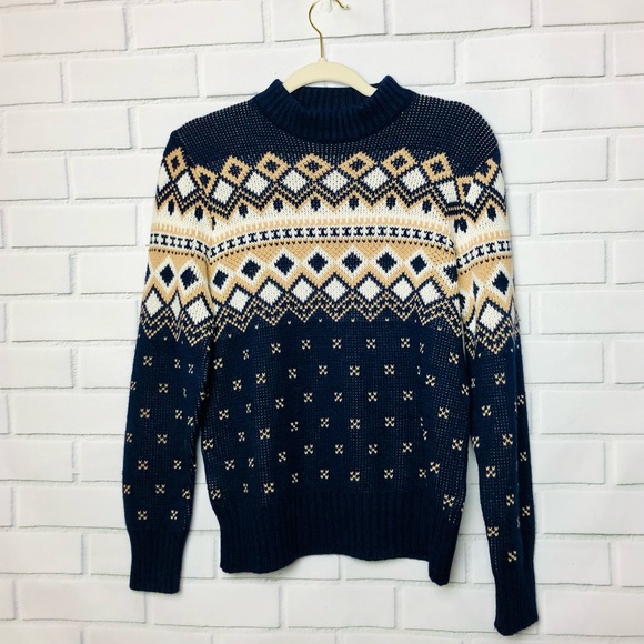 St. Michael | Sweaters | Vintage St Michael Sweater Blue Grandpa ...